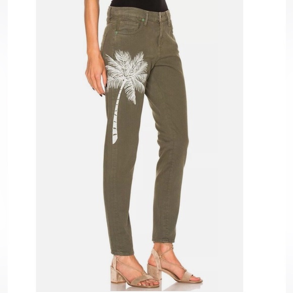 Sandrine Rose | Jeans | Sandrine Rose Nwt 255 Palm Tree Crop Skinny ...